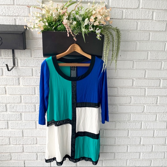 Grace Elements | Dresses | Nwt Grace Elements Color Blocked Tunic ...